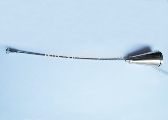LED Haging Cable Wire Stainless Steel with T-shape Nipples and Triangle Gripper