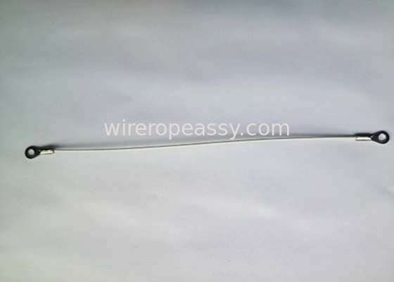 Stainless Terminal Steel Cable Assembly White 4.0mm Diameter Hole