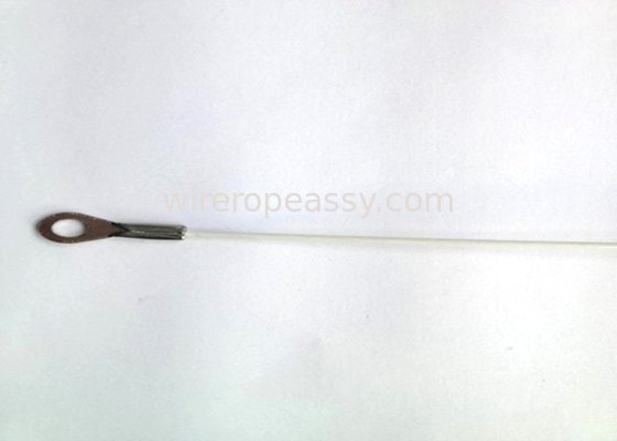 Stainless Terminal Steel Cable Assembly White 4.0mm Diameter Hole
