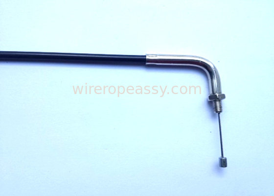 Stainless 304 Push Pull Control Motorcycle Brake Cable With Zinc Alloy Fitttings