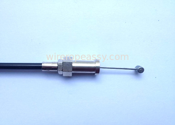 Stainless 304 Push Pull Control Motorcycle Brake Cable With Zinc Alloy Fitttings
