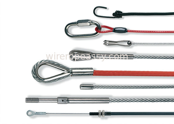 Thimble / Loop / Quick Link / Hook / Steel Ferrules Cable Ends For Steel Cable