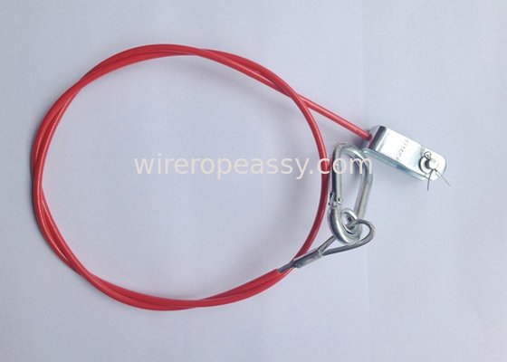 U Shape Terminals Fastway Zip Breakway Cable Glavanized Carabiners