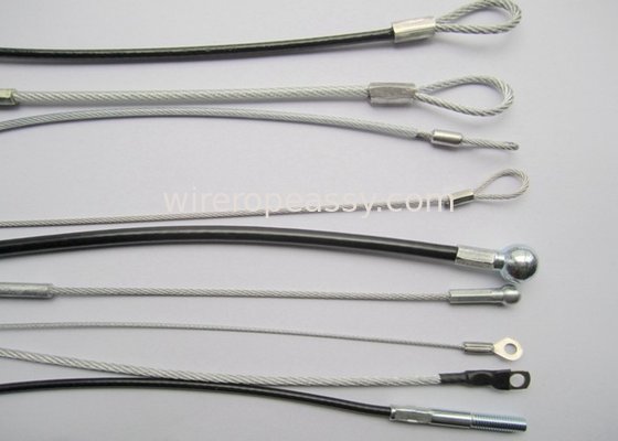 1.5mm 2.0mm Coated Steel Cable Accessories Ball Eye terminals Loops Ends