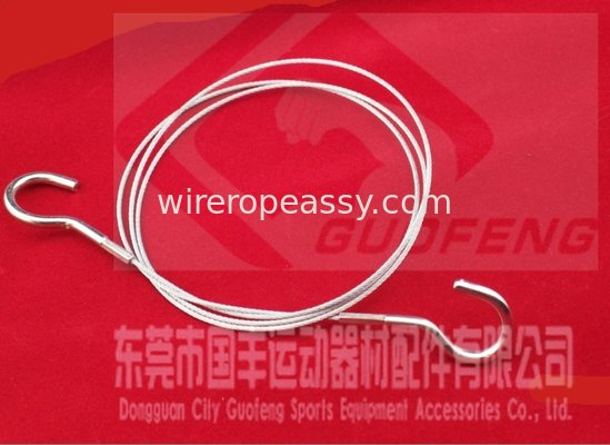 2.0mm Galvanized Lighting Restraint Cable Spring Hooks Industrial