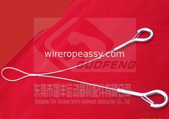 2.0mm Galvanized Lighting Restraint Cable Spring Hooks Industrial