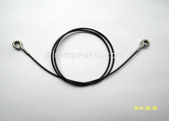 Lighting Stainless Coated Black PA Cable 2.0mm/ 3.0mm Question Hook