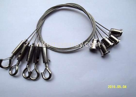 1.5mm Lamp Hanging Kit Spring Gripper Ceiling Hanging Cable System