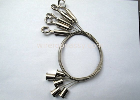 1.5mm Lamp Hanging Kit Spring Gripper Ceiling Hanging Cable System