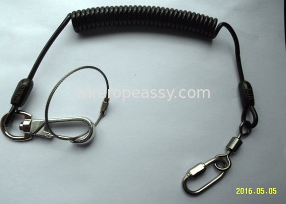 3.0mm Safety Tool Lanyards Retractable Tool Lanyard 600-1500mm