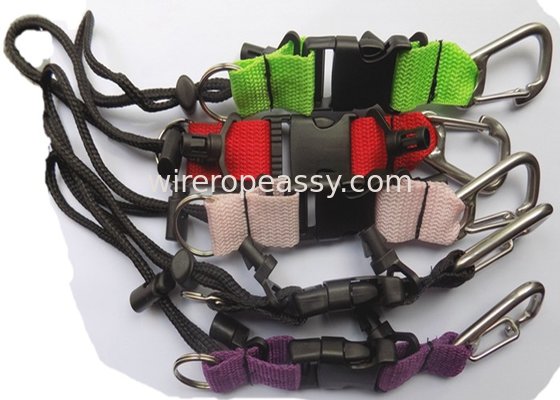Diving Lanyard Coil Lanyard Clip hook Quick Release Buckles For Camera