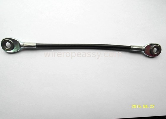 5.0mm Galvanized  Steel Cable Assembly with PVC Coating And Eye Teminal
