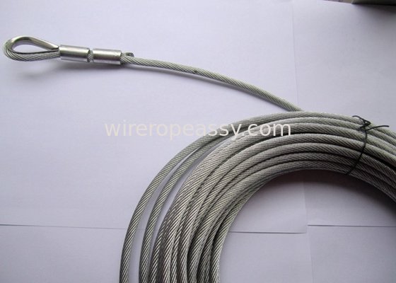 Carbon Steel Wire Rope Slings 5.0mm with Loop at One End For Safety Use