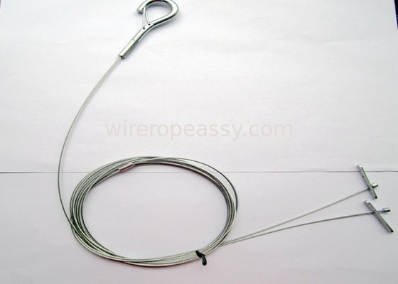 1.2mm Panel Lights Cable Hanging Kits with Glavnaized Metal Washer