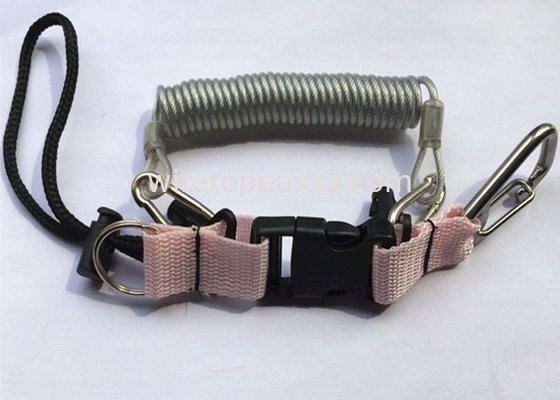 5.0mm Anti - Rust Diving Safety Tool Lanyards with Buckels and Swivel Fittings