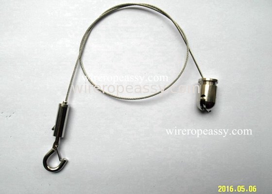 1.5 mm Stainless Cable Hanging Kit with Round Rotating Copper Cable Gripper