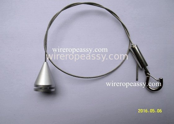1.5 mm Lamp Hanging Pendant Lamp Kit  Cable With Spring Type Adjuster And Special Ceiling Fitting