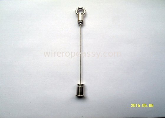 Aircraft Cable Lamp Hanging Kit / Hanging Pendant Light Kit With Copper Plated Nickle Gripper