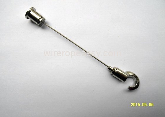 Cast Steel Hook Gripper Cable Lamp Hanging kit with Top Fitting