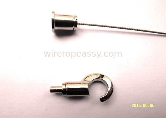 Cast Steel Hook Gripper Cable Lamp Hanging kit with Top Fitting
