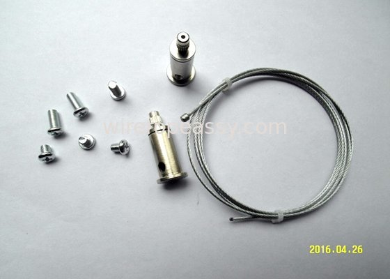 1.2 mm / 1.5 mm Ceiling LED Lighting Fixtures Cable Set Light Cord Kit With Ceiling Gripper
