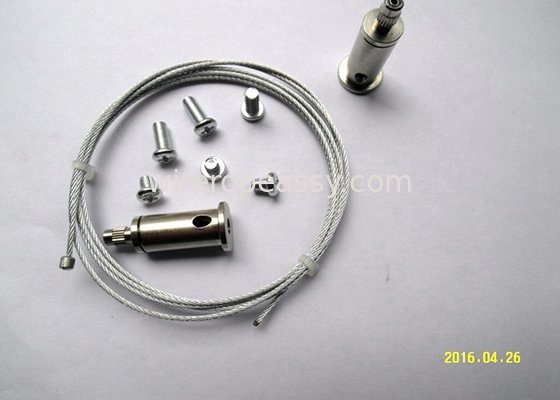 1.2 mm / 1.5 mm Ceiling LED Lighting Fixtures Cable Set Light Cord Kit With Ceiling Gripper