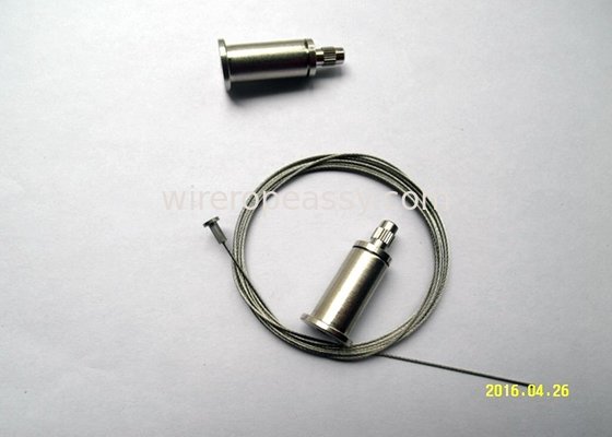 1.0 mm Stainless Suspension Cable Hanging Lamp Kit With Ceiling Type Gripper