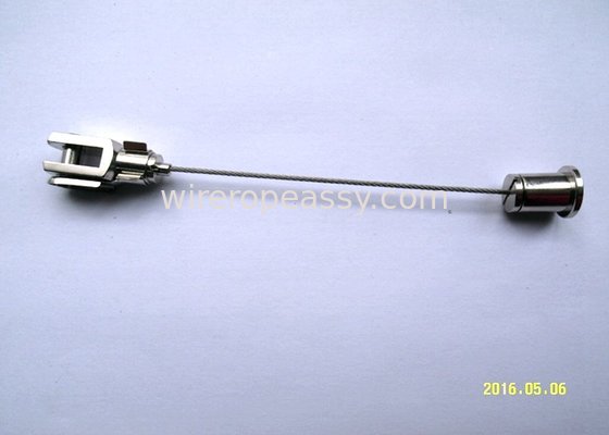 Lighting Suspended Cable Pendant Light Cord Kit With Fork Gripper With Locking Pin Gripper