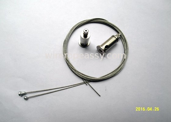 1.6 mm Stainless 304 Lighting Fixture Cable Lamp Hanging Kit with Ceilng Gripper