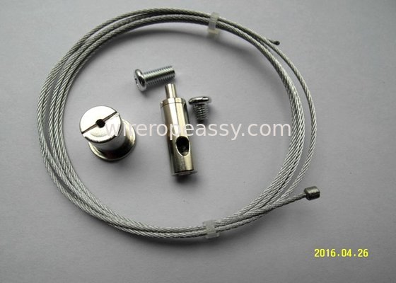 Galvanized Steel Pendant Lighting Kits / Lamp Hanging Kit Ceiling Suspension Cable System
