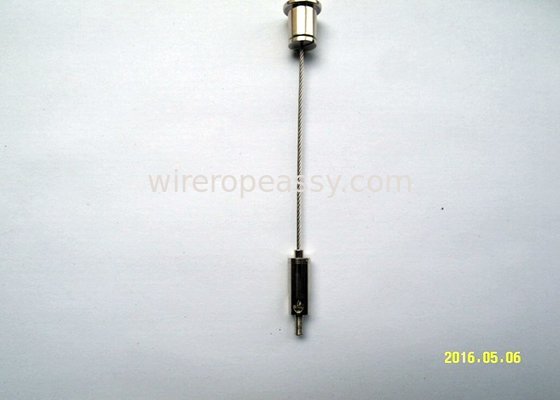 Stainless Steel Cable Hangers Lamp Hanging Kit with ISO Metric Side Exit Thread Bottom