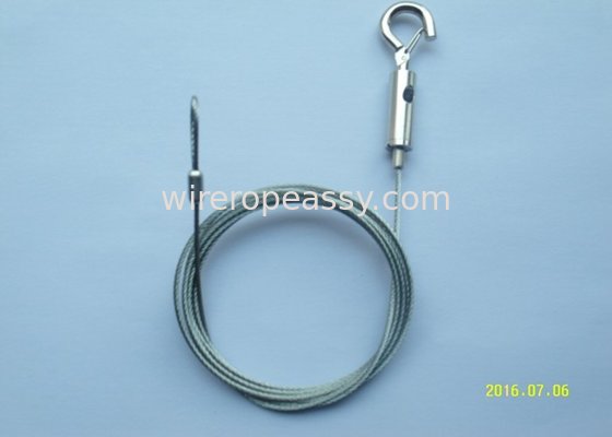 Galvanized Ceiling Lamp Hanging Kit With Spring Hook Adjuster ISO Approval