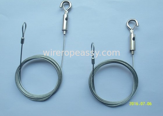 Galvanized Ceiling Lamp Hanging Kit With Spring Hook Adjuster ISO Approval