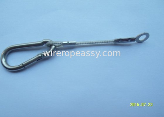 3.0mm Car Wire Rope Assembly Steel Cable Assembly For Dragging Small Vehicle