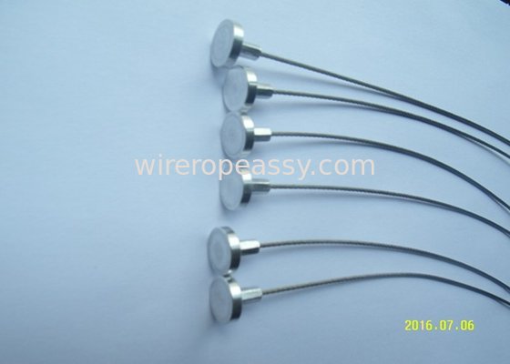 150 Mm Length Industrial Galvanized Wire Rope Assembly With Zinc Nipple / Terminal
