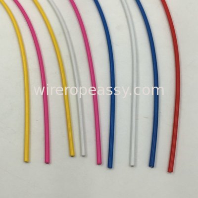 Colorful 7 X 7 Steel Cable Accessories Galvanized Steel / Stainless Steel Plastic Cable