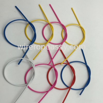 Colorful 7 X 7 Steel Cable Accessories Galvanized Steel / Stainless Steel Plastic Cable