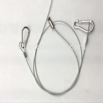 Galvanized Steel / Stainless Steel Lamp Hanging Kit With Copper Plated Nickel Adjuster