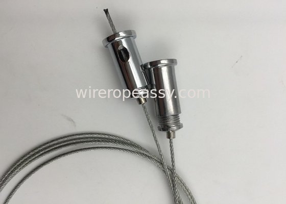 Single Cable Ceiling Gripper / Gated Hook and Loop 1.5mm Pendant Lamp Kit