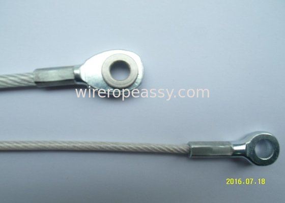 Gym Wire Rope Cable 5 - 6mm Clear PVC Coated Wire Rope Assemblies Accessories