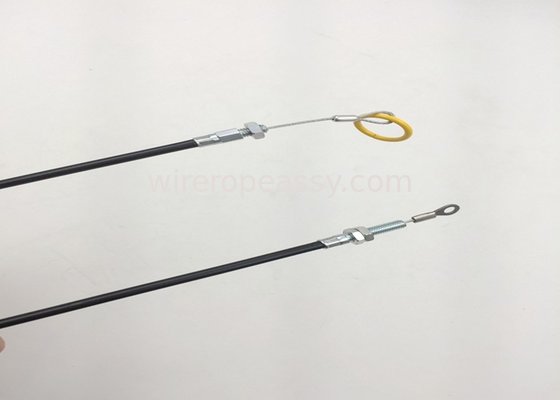 Stainless Steel / Galvanized Steel Wire Coated Steel Wire Rope Fittings 7 * 7