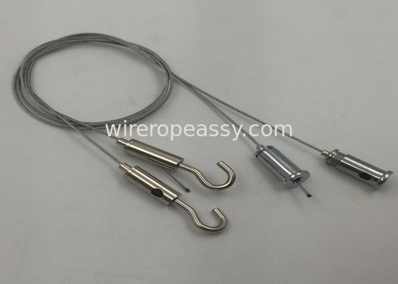 Length 1000 mm Single Wire Suspension Lamp Hanging Kit With Ceiling And cable gripper