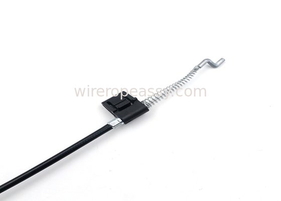 Custom Adjustable PE Housing Bowden Push Pull Throttle Cable Mechanical Control With Inner Stainless Cable