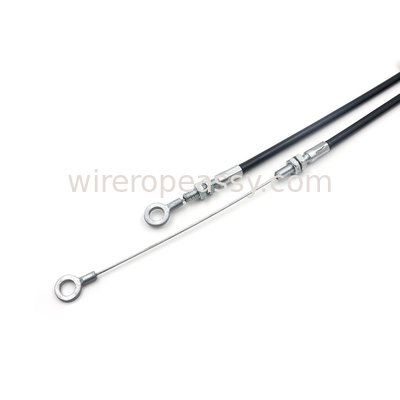 Custom Adjustable 5.0mm Black PE Housing  Bicycle Control Cables With Inner Stainless Cable