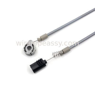 Custom Adjustable 5.0mm Black PE Housing  Bicycle Control Cables With Inner Stainless Cable