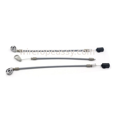 Custom Adjustable 5.0mm Black PE Housing  Bicycle Control Cables With Inner Stainless Cable