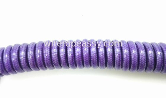 Spring Safety Tool Lanyards With Dog hook / Quick link for Scaffolding Lanyard
