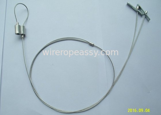1.5mm Y shape cable Stainless Hanging Light Kits with pin and cable gripper