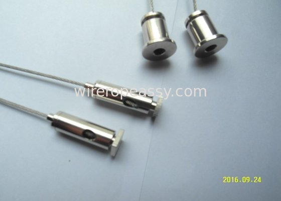 Online wholesale 1.5mm7*7 cable suspension kit with copper plated nickle ceiling