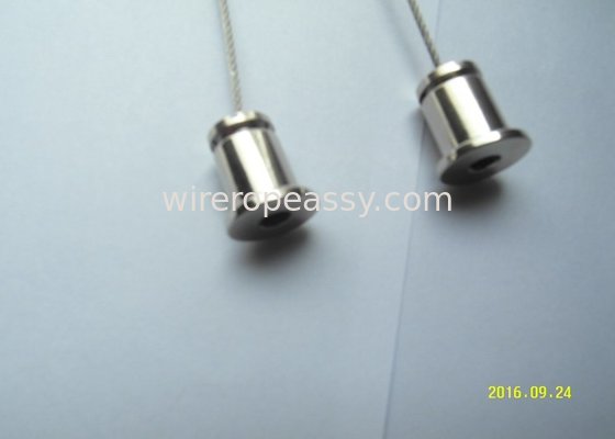Online wholesale 1.5mm7*7 cable suspension kit with copper plated nickle ceiling
